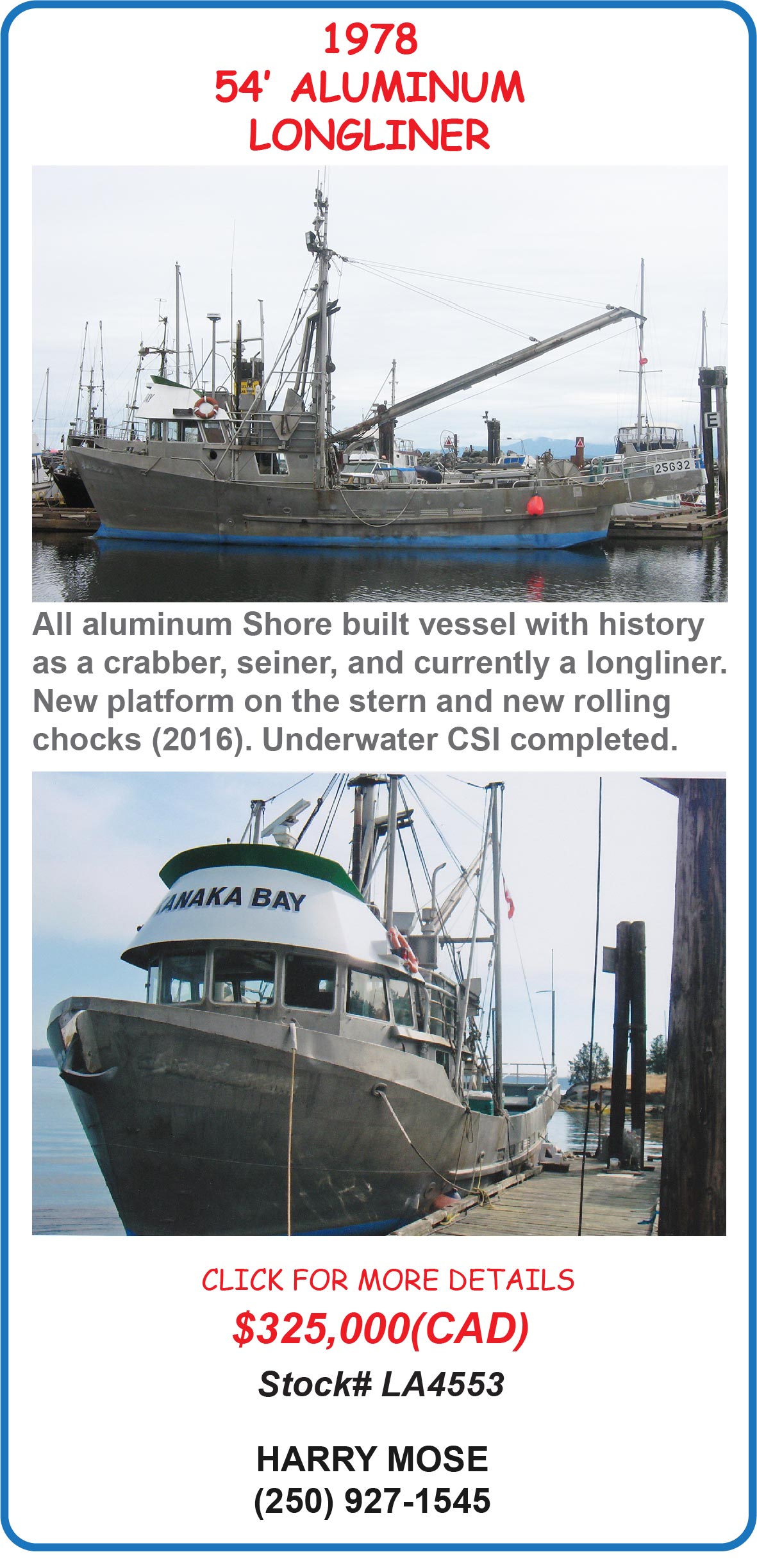 Commercial Crab Boats For Sale | Crab Boat Sales | Commercial Crab Boat ...